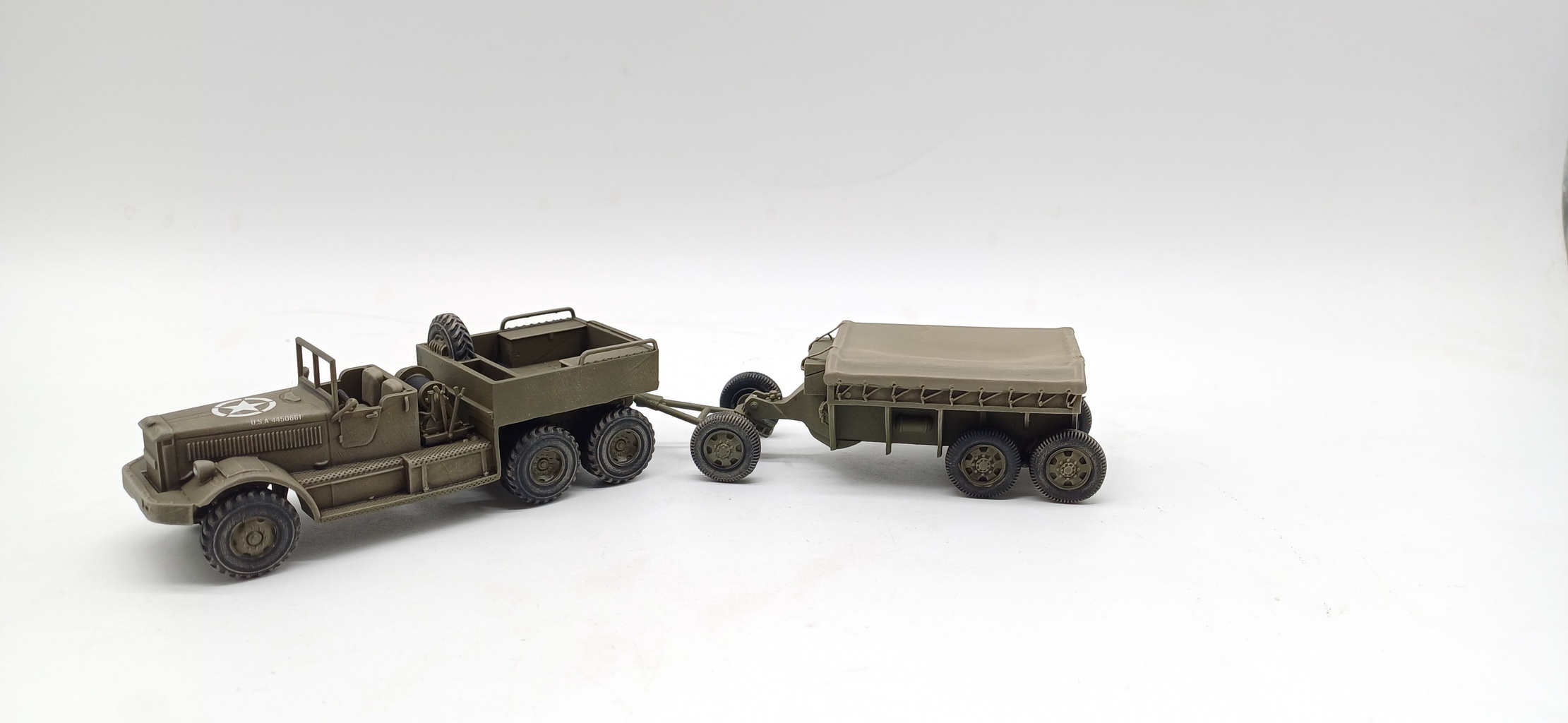 Diamond T980 truck (M20, 12-ton, 6x4) + 12-wheel M9 Rogers trailer (US, WW2) by Wargame3D ...